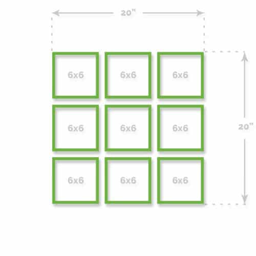 Canvas Cluster Templates - Simply Color Lab