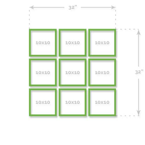 Canvas Cluster Templates - Simply Color Lab